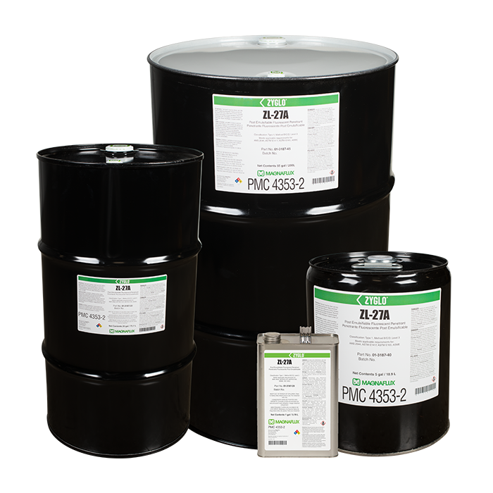 Penetrant (Dye) Testing (LPI) - Penetrant Materials - Fluorescent Post ...