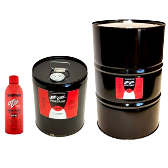 Penetrant (Dye) Testing (LPI) - Penetrant Materials - Visible Dye ...