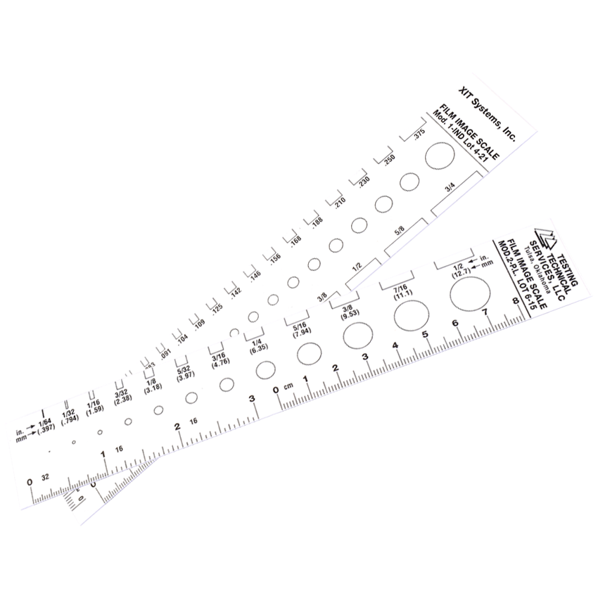 Film Viewers / Densitometers - Film Viewing Aids - NDT Film Image Scale ...