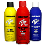 Penetrant (Dye) Testing (LPI) - Penetrant Materials - Visible Dye ...