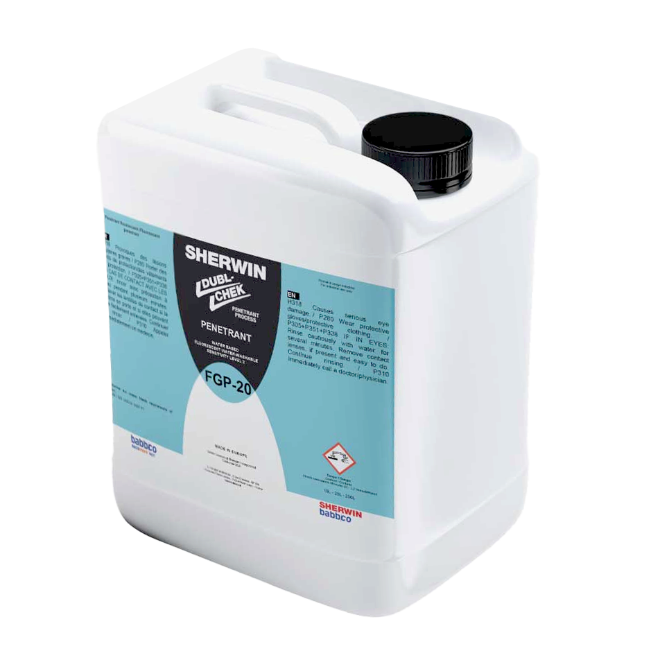 Penetrant (Dye) Testing (LPI) - Penetrant Materials - Fluorescent Water ...