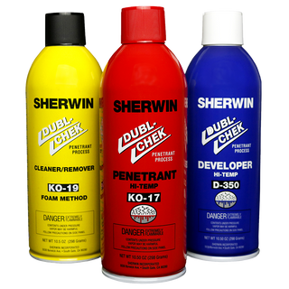 Penetrant (Dye) Testing (LPI) - Penetrant Materials - Visible Dye ...