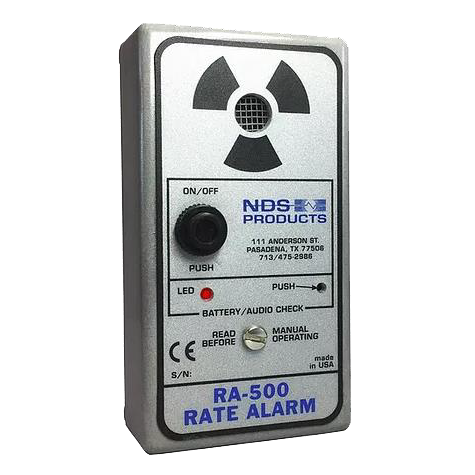 Radiation Safety - Dosimeters/Personal Alarms - NDS Products RA-500 ...
