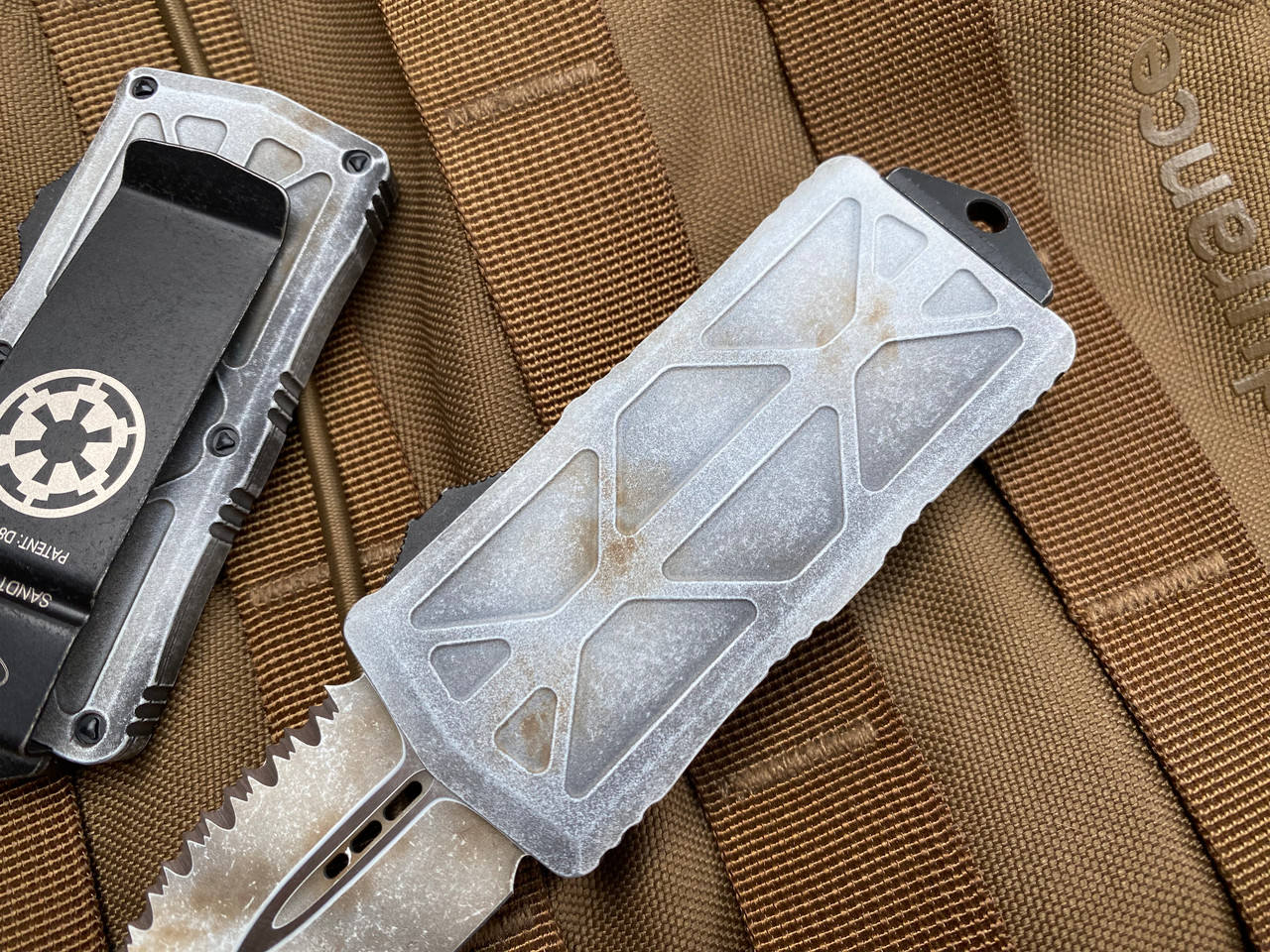 Microtech Exocet D/E Sandtrooper Aluminum Body w/ Sandtrooper Full ...