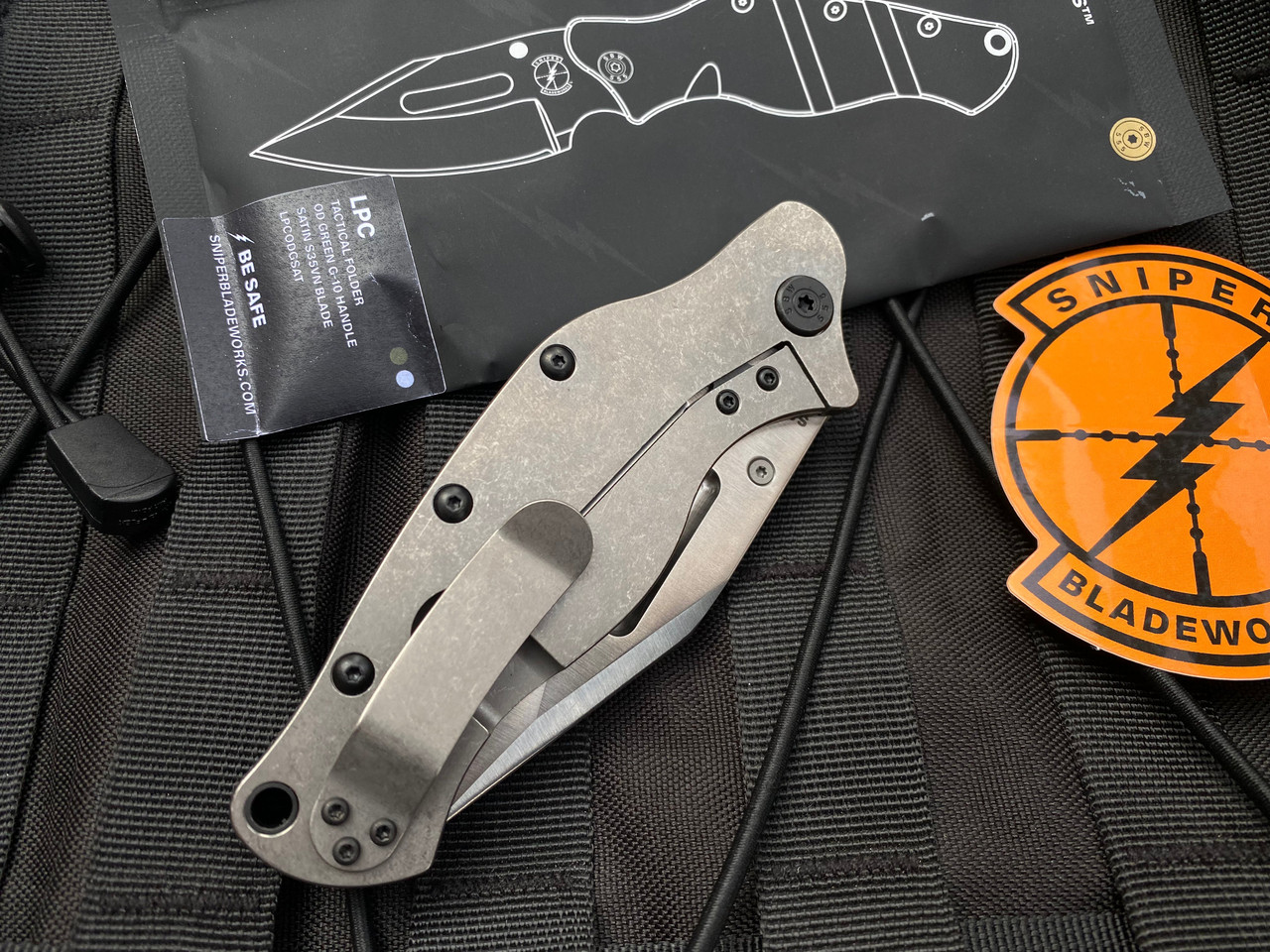 Sniper Bladeworks LPC | OD Green G10 and Ti | NTL