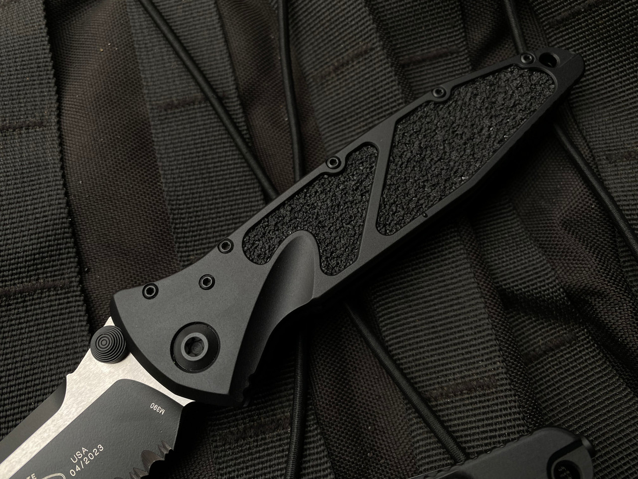 Microtech Socom Elite Se Black Tactical Part Serr Ntl