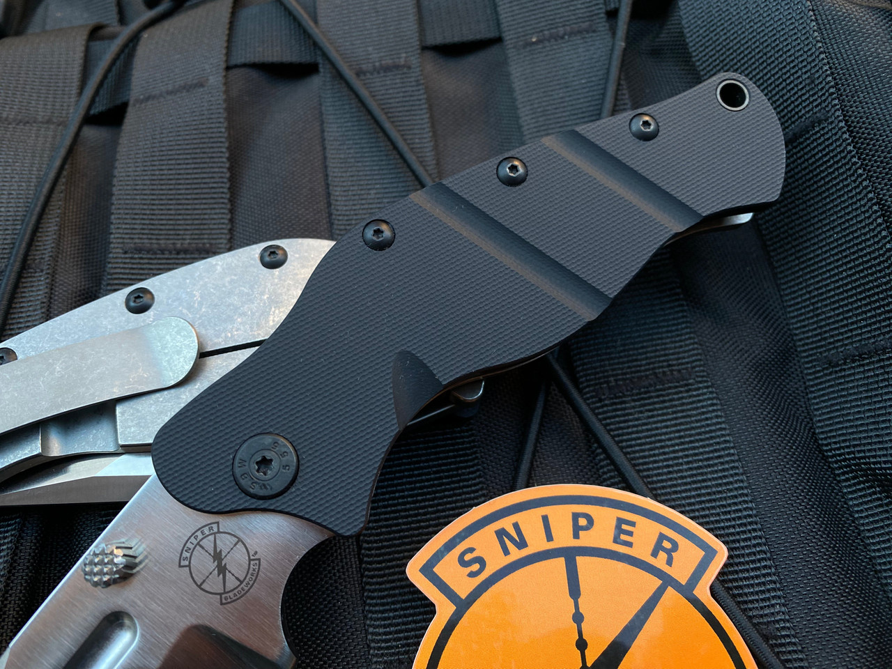 Sniper Bladeworks LPC | Black G10 and Ti Body | NTL