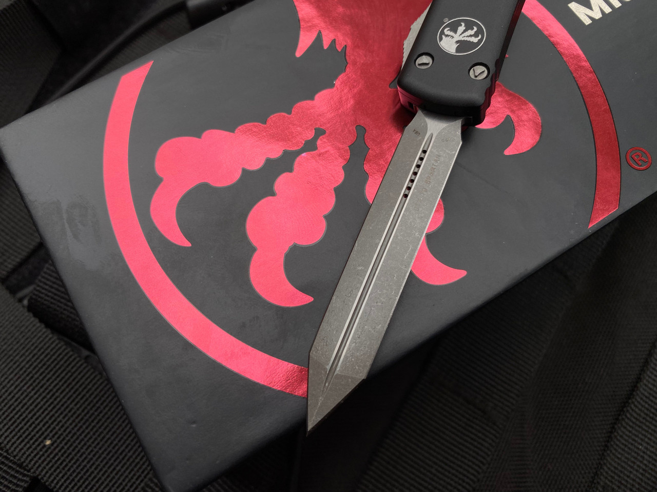 Microtech UTX-70 Spartan | Black Body Apoc Blade | NTL