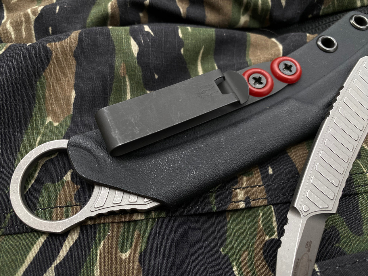 Microtech X Bastinelli Feather S/E Fixed Blade Apocalyptic Finished ...