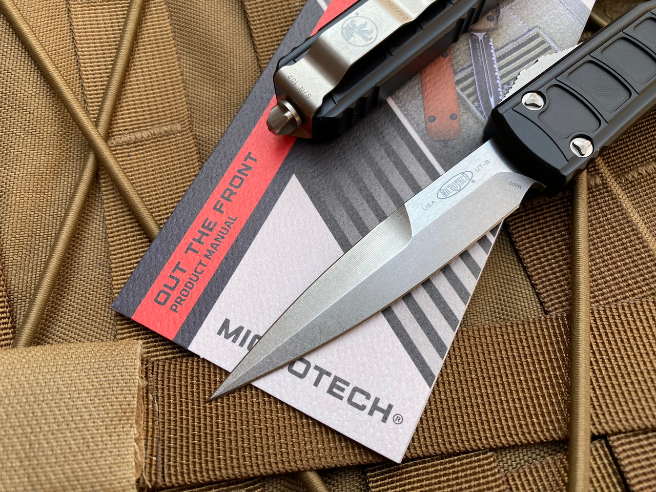 Microtech Ultratech II Bayonet | Black Stonewashed | NTL