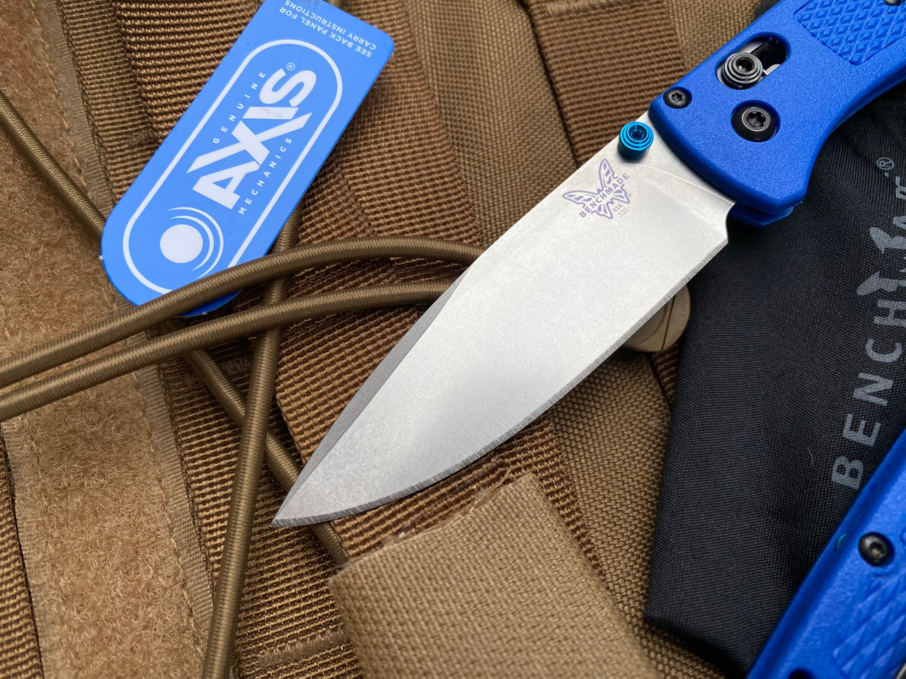 Benchmade Bugout | Blue Body - Satin Blade | NTL