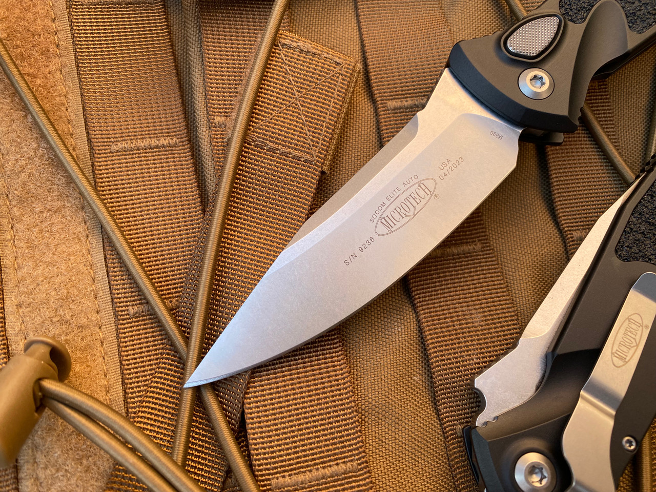 Microtech Socom Elite Auto Folder Black Aluminum Body w/ Stonewashed ...