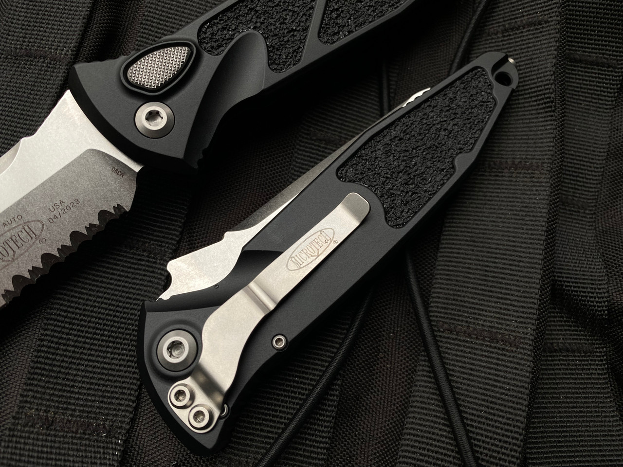 Microtech Socom Elite T/E Auto Folder Black Aluminum Body w ...