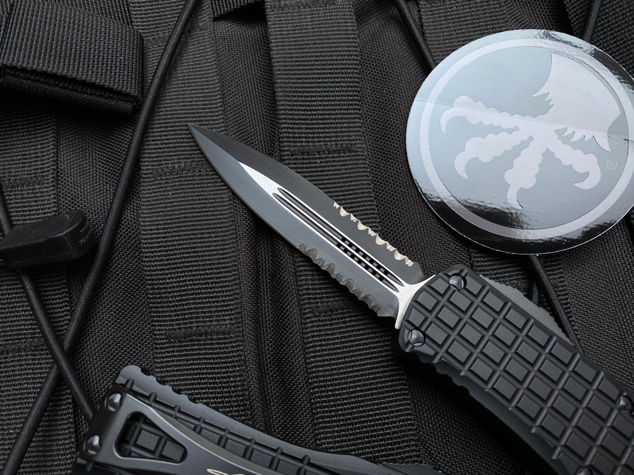 Microtech Hera D/E | Black Frag Body Part Serrate | NTL