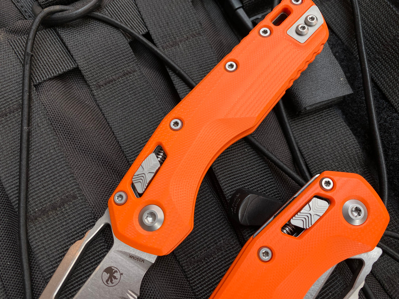 Microtech MSI S/E | Orange G10 Body Partial Serrate | NTL