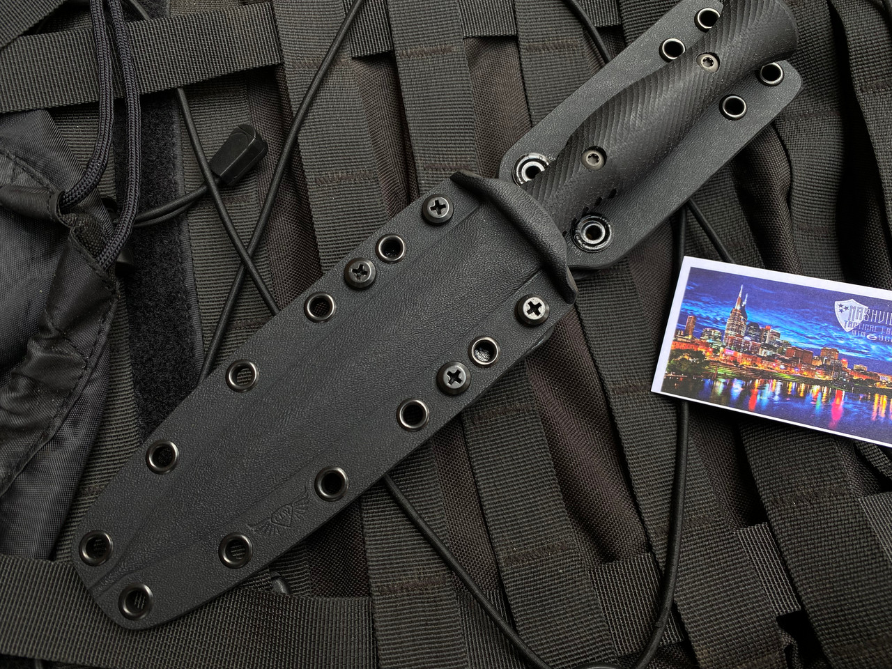 Spartan Blades Harsey Dagger Fixed Blade Double Black Canvas Micarta ...