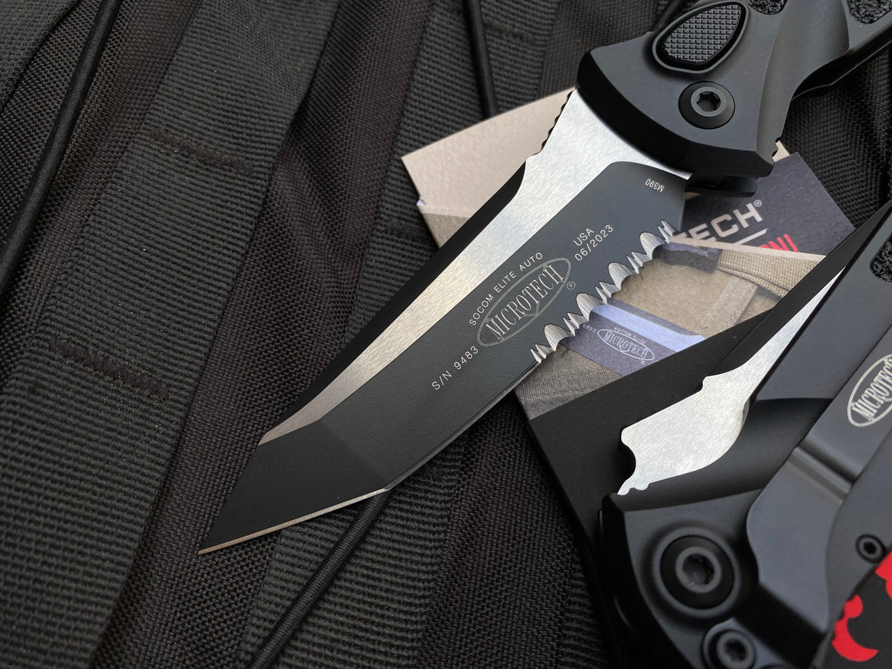 Microtech Socom Elite T/E Auto | Partially Serrated | NTL