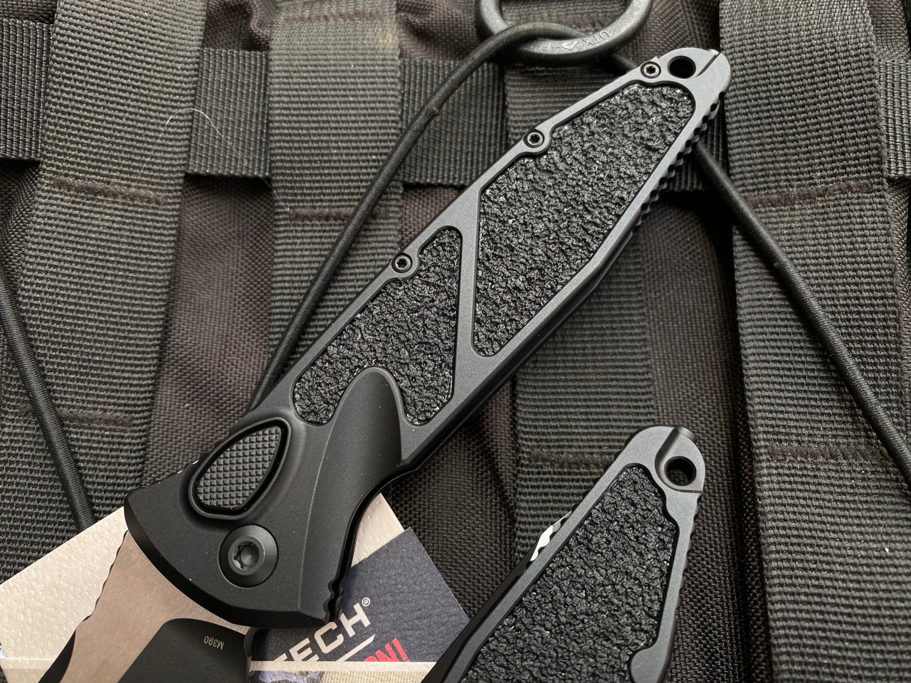 Microtech Socom Elite T/E Auto Folder Tactical Black Aluminum Body w ...