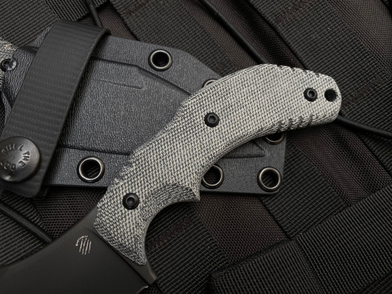 Bastinelli Foreigner | Black Micarta Scale - PVD Blade | NTL