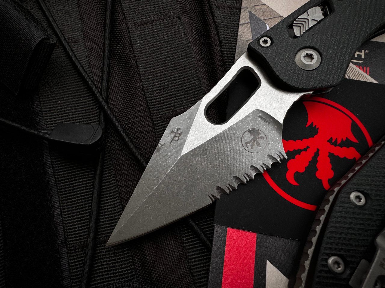 Microtech Stitch RAM-LOK | Apoc Partially Serrated | NTL