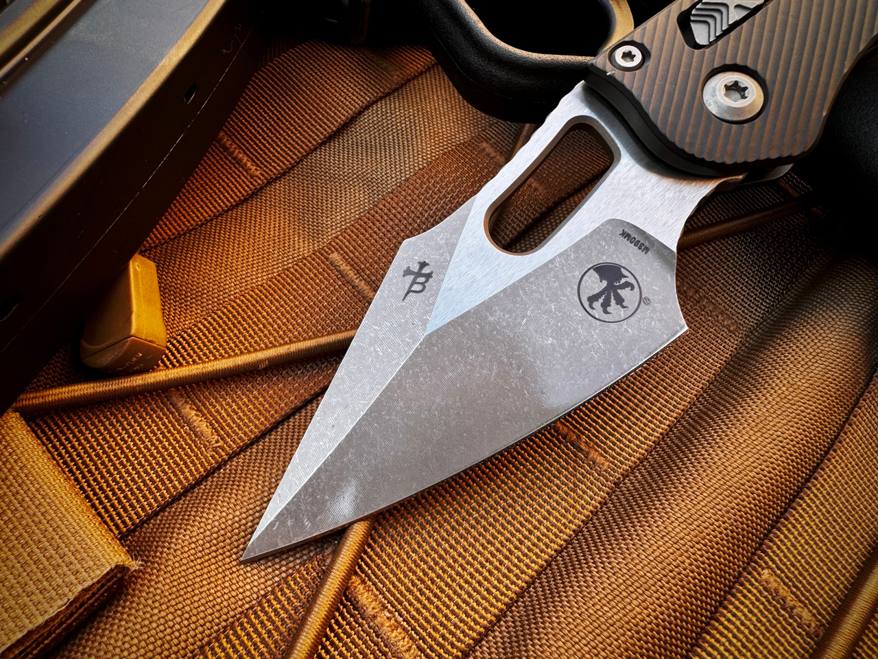 Microtech Stitch RAM-LOK | Apocalyptic Plain Edge | NTL