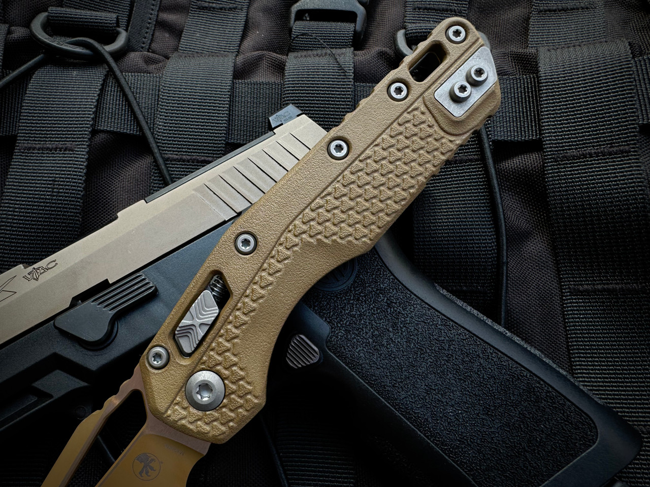 Microtech MSI S/E | FDE Polymer Full Serrated | NTL