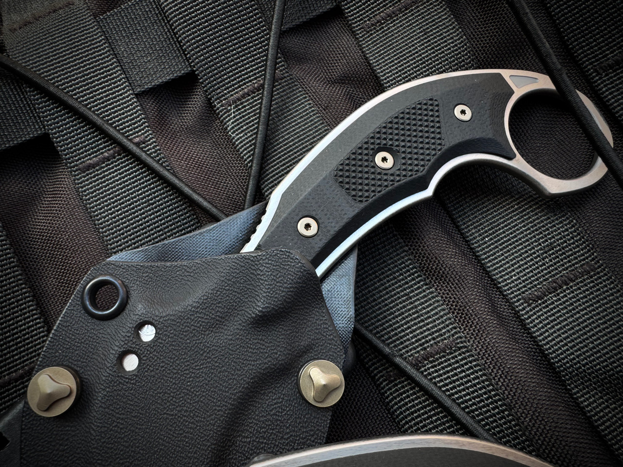 Microtech Iconic Trainer Fixed Blade Karambit Prototype (2") 118-4TR