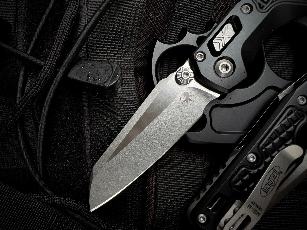 Microtech MSI Mini RAM-LOK Folder Black Frag Aluminum Body w/ M390MK ...