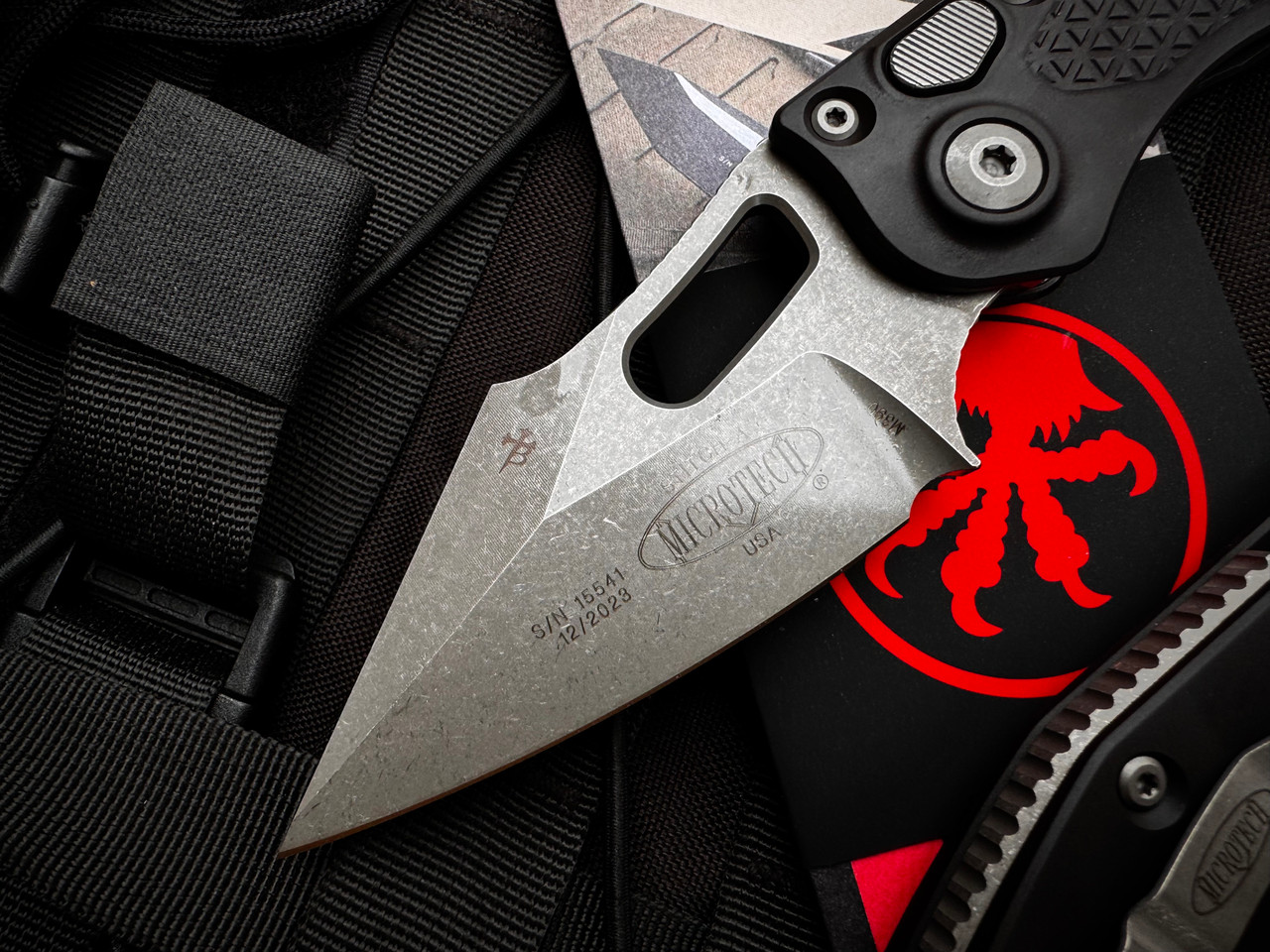 Microtech Stitch Auto | Apocalyptic Plain Edge | NTL