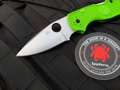 Spyderco Native 5 | Green FRN - LC200N Satin Blade | NTL