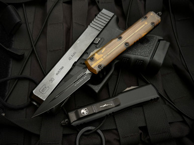 Microtech Ultratech D/E | Ultem Top DLC Hardware | NTL
