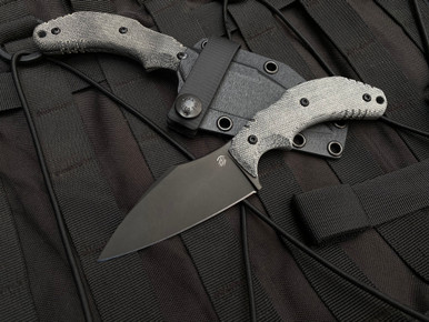 Bastinelli Foreigner | Black Micarta Scale - PVD Blade | NTL