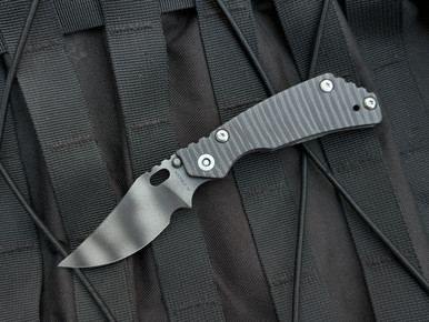 PRE-OWNED Strider PT Folder Flamed Titanium Body w/ CPM 154 Tiger ...