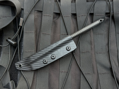 PRE-OWNED Microtech TAC-P Self Defense Tool DLC Black 112-1DLCTS