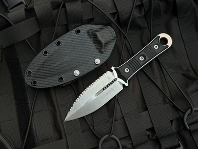 CONSIGNMENT Microtech SBD Fixed Blade Black G10 Handle w/ M390 ...