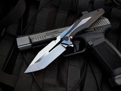 Arcane Design Plexus Folder Black Titanium and Zirconium Body w ...