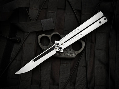 Microtech Tachyon III Balisong Butterfly Knife White Storm Trooper ...