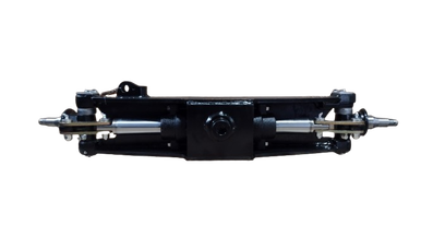 REMAN TOYOTA FORKLIFT 8FGU30 COMPLETE STEER AXLE ASSEMBLY W/ CYLINDER ...