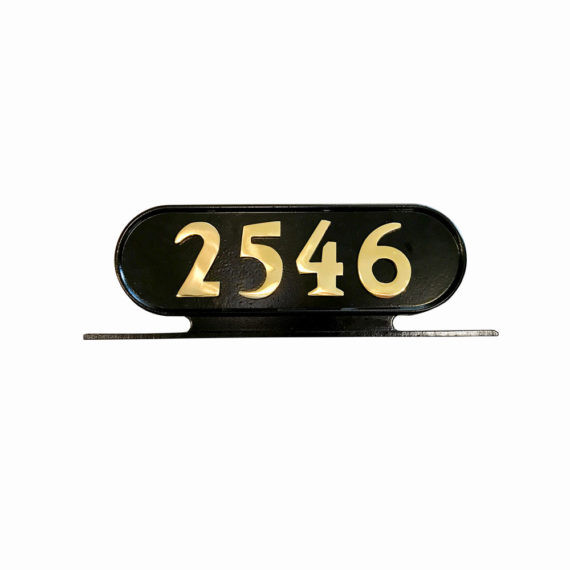 Williamsburg Number Plate #8 (Brass Numbers) - Addresses of Distinction