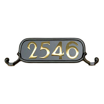 Williamsburg Number Plate #3 (Brass Numbers) - Addresses of Distinction