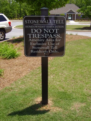 Street Signs for Crime Prevention - Addresses of Distinction