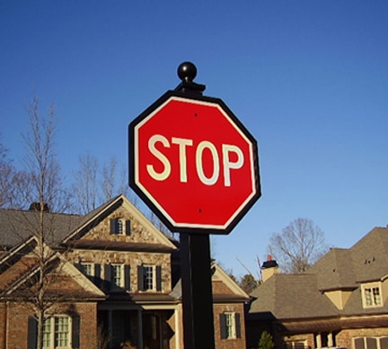 Atlanta Stop Sign Experts - Addresses of Distinction
