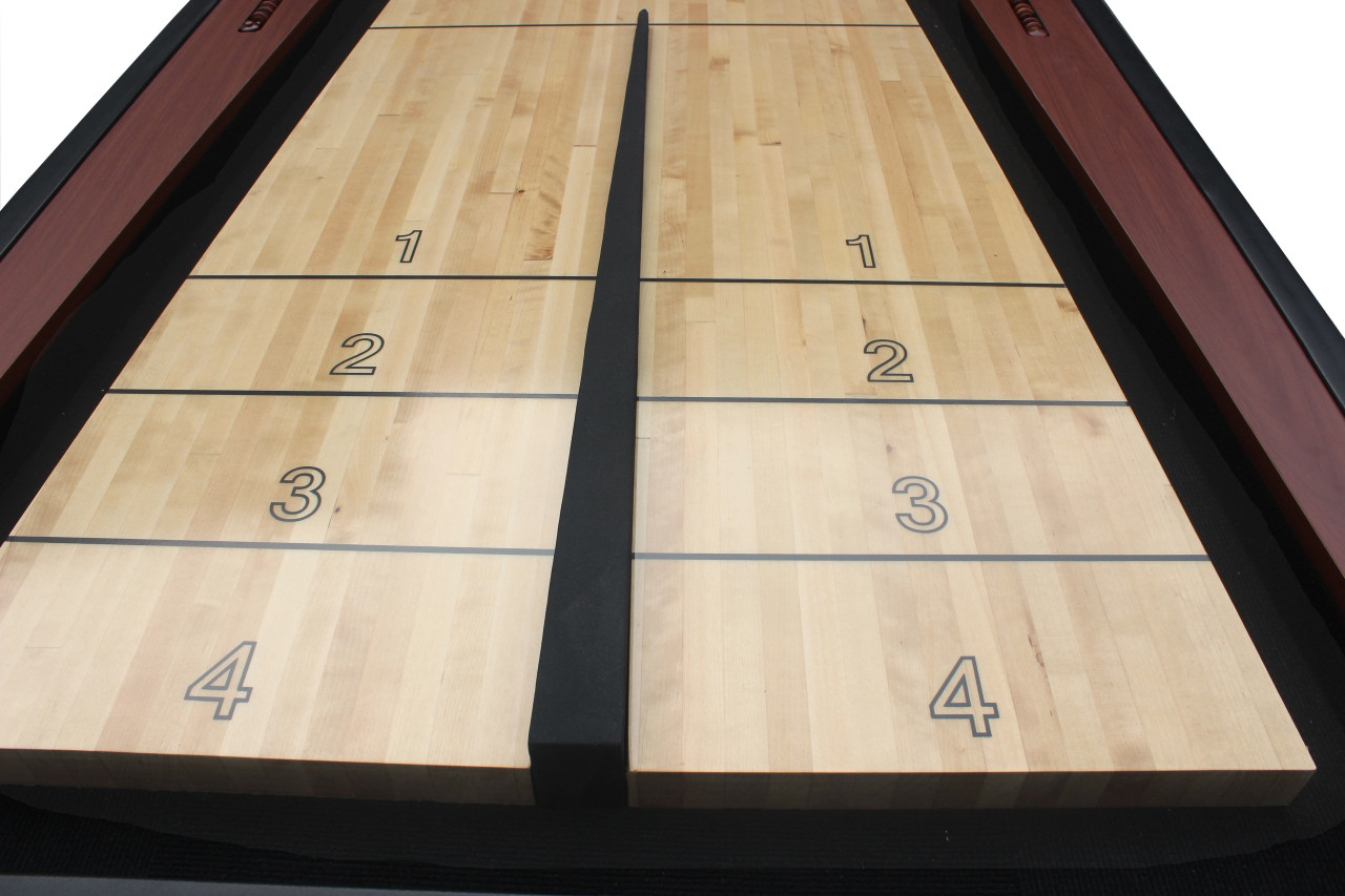 Switchback 7’ Shuffleboard Table, Cherry - Playcraft