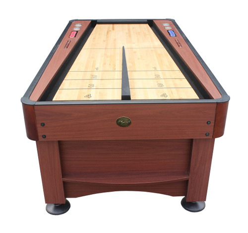 Switchback 7’ Shuffleboard Table, Cherry - Playcraft