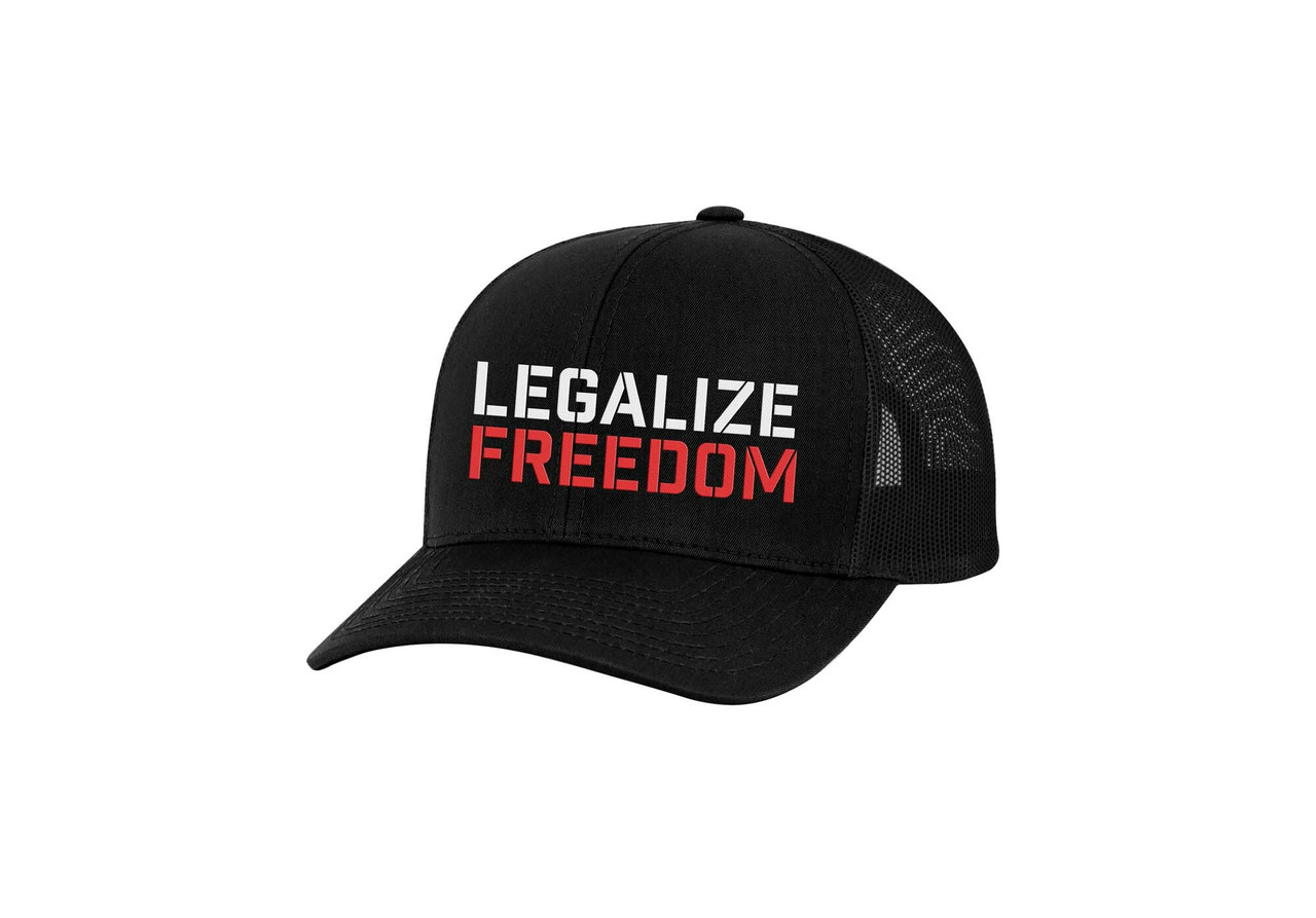 Trenz Shirt Company Legalize Freedom Adult Trucker Hat - Patriot Pride