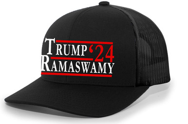 Mens Trump Hat Trump Ramaswamy '24 Mesh Back Trucker Hat - Patriot Pride