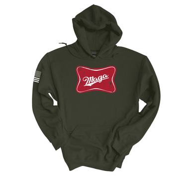 Trenz Shirt Company Mens MAGA Trump Red Label Print Hooded Sweatshirt ...