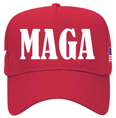 Trenz Shirt Company Trump Hat Make America Great Again Bold MAGA Flag ...
