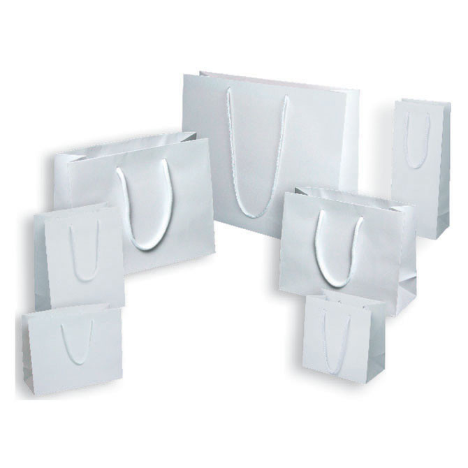 Matte Finish Euro Bags with Rope Handles