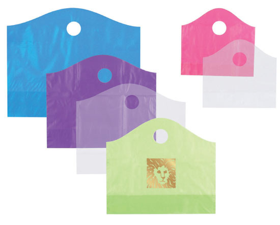 High Density Wave Top Bags with Die-Cut Handle